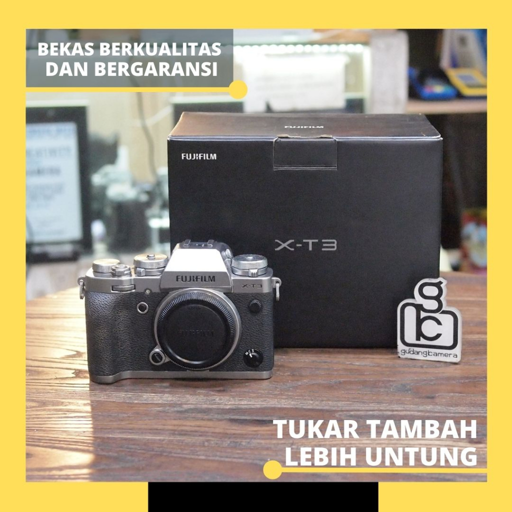 Jual Kamera Mirrorless Fujifilm XT3 X-T3 silver - GOOD CONDITION - 3591 | Shopee Indonesia