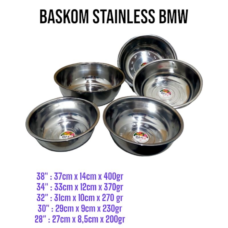 Jual Baskom Stainless BMW Ok | Shopee Indonesia