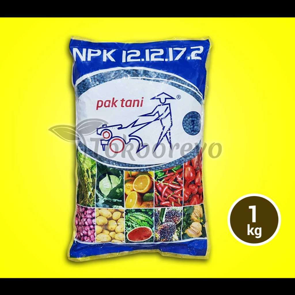 Jual PUPUK PAK TANI NPK 12 12 17 2 ISI 1 KG KEMASAN PABRIK | Shopee ...
