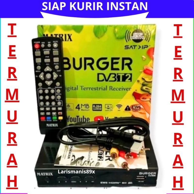 Jual [ORIGINAL] SET TOP BOX MATRIX BURGER HIJAU TERMURAH SE SURABAYA ...