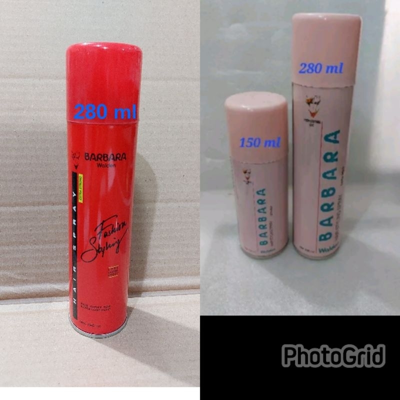 Jual Barbara hairspray hair spray pengeras rambut styling | Shopee ...