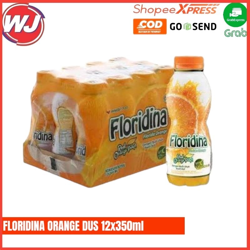 Jual FLORIDINA ORANGE DUS 12x350ml | Shopee Indonesia