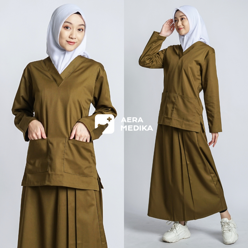 Jual Set ROK - Baju Jaga / OK perawat / Dokter / Scrub Medis / Seragam OKA - AERA MEDIKA ...