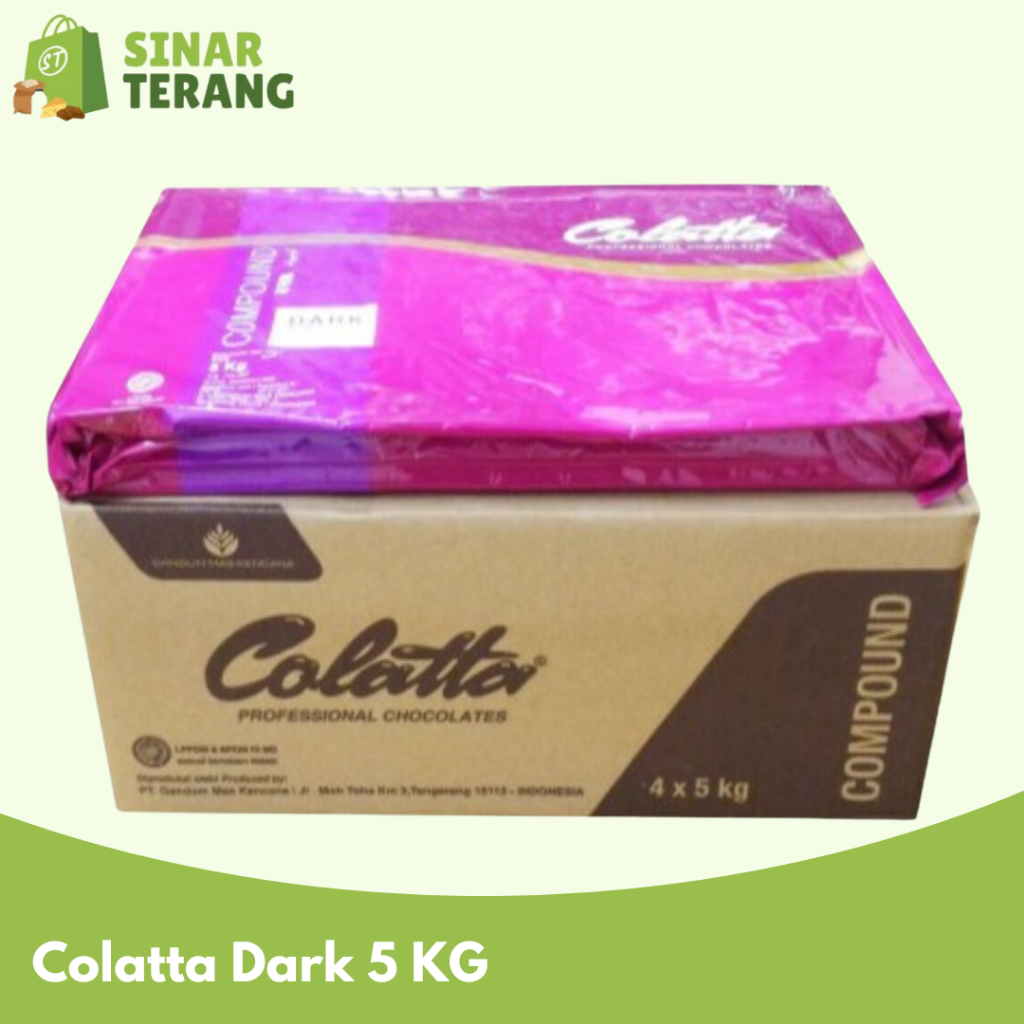 Jual Colatta Dark Compound 5kg / coklat dcc 5 KG | Shopee Indonesia