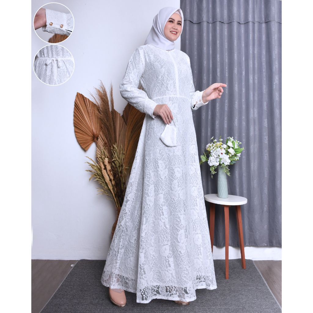 Jual Gamis Burkat Premium Free Masker dan Busui-Baju Seragam Kondangan ...