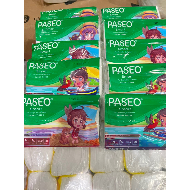 Jual Tissue paseo travel pack 50 sheet paket 10 pcs | Shopee Indonesia