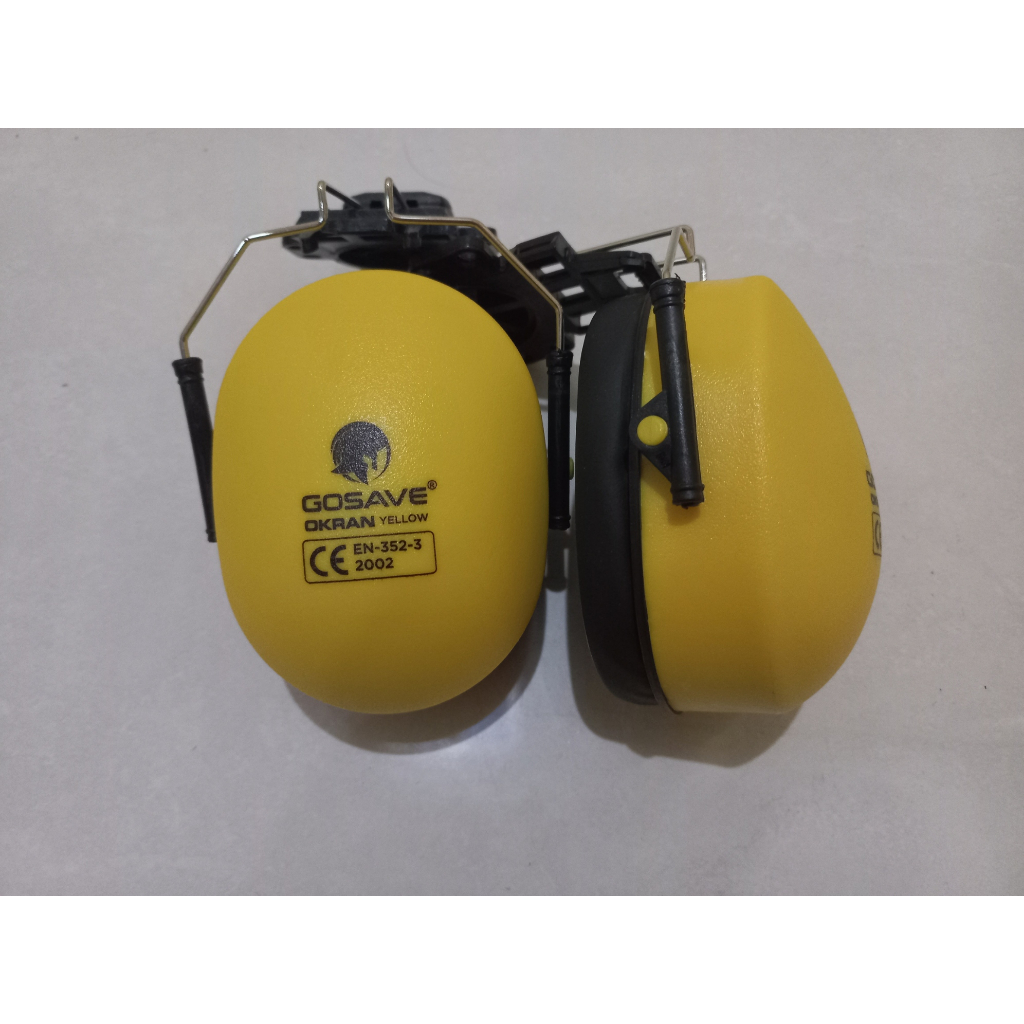 Jual GO SAVE SAFETY EAR MUFF HELM SAFETY OKRAN YELLOW 28 dB | Shopee ...