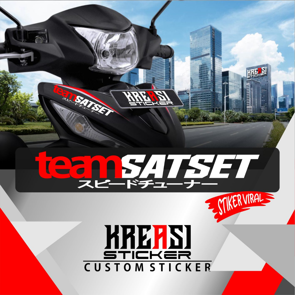Jual Stiker TEAM SATSET | Shopee Indonesia