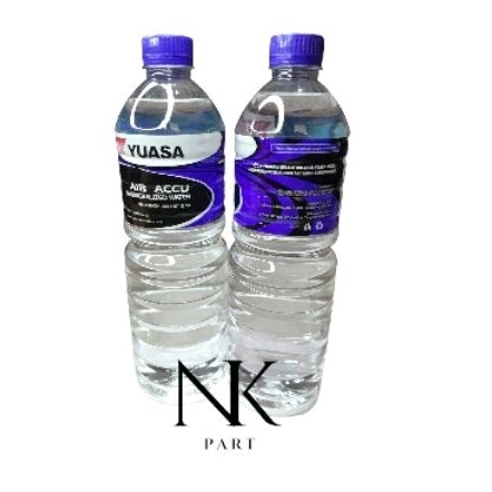 Jual Air Accu Aki Yuasa 1 Liter Untuk Tambah Air Aki Basah Motor dan ...