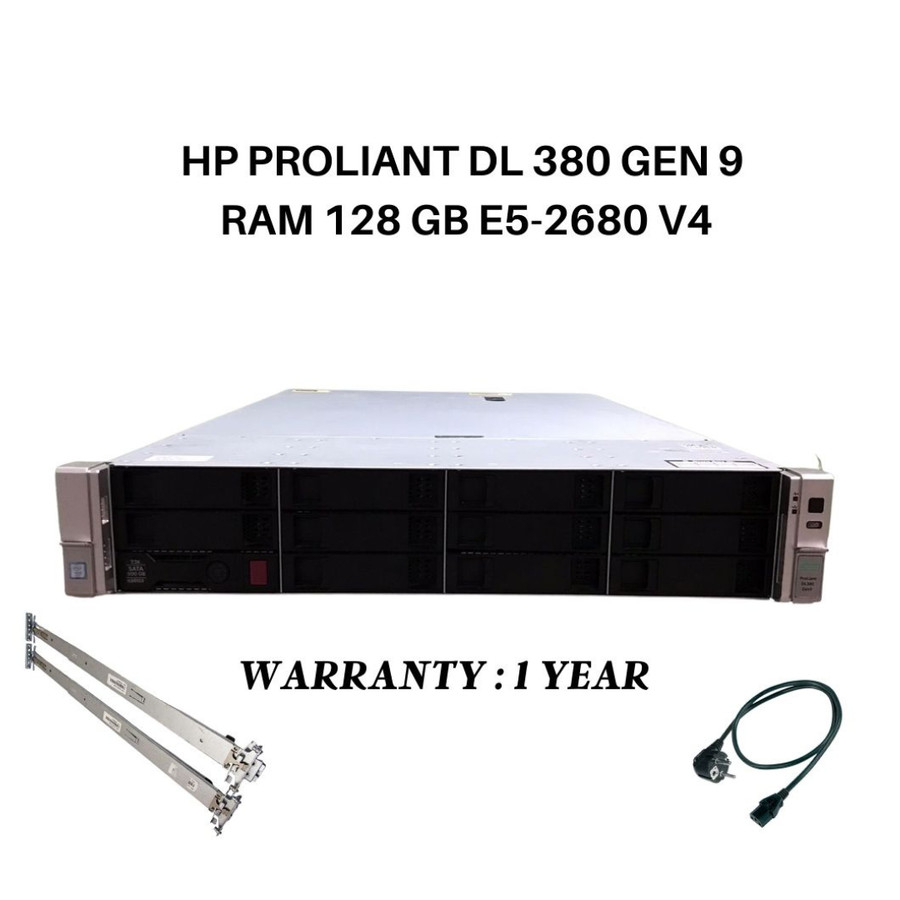 Jual HP PROLIANT DL380 GEN 9 RAM 256 GB E5-2680 V4 RAILKIT RAIDCARD ...
