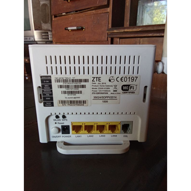 Jual Router ZTE Bekas Indihome zxhn-h108n normal | Shopee Indonesia