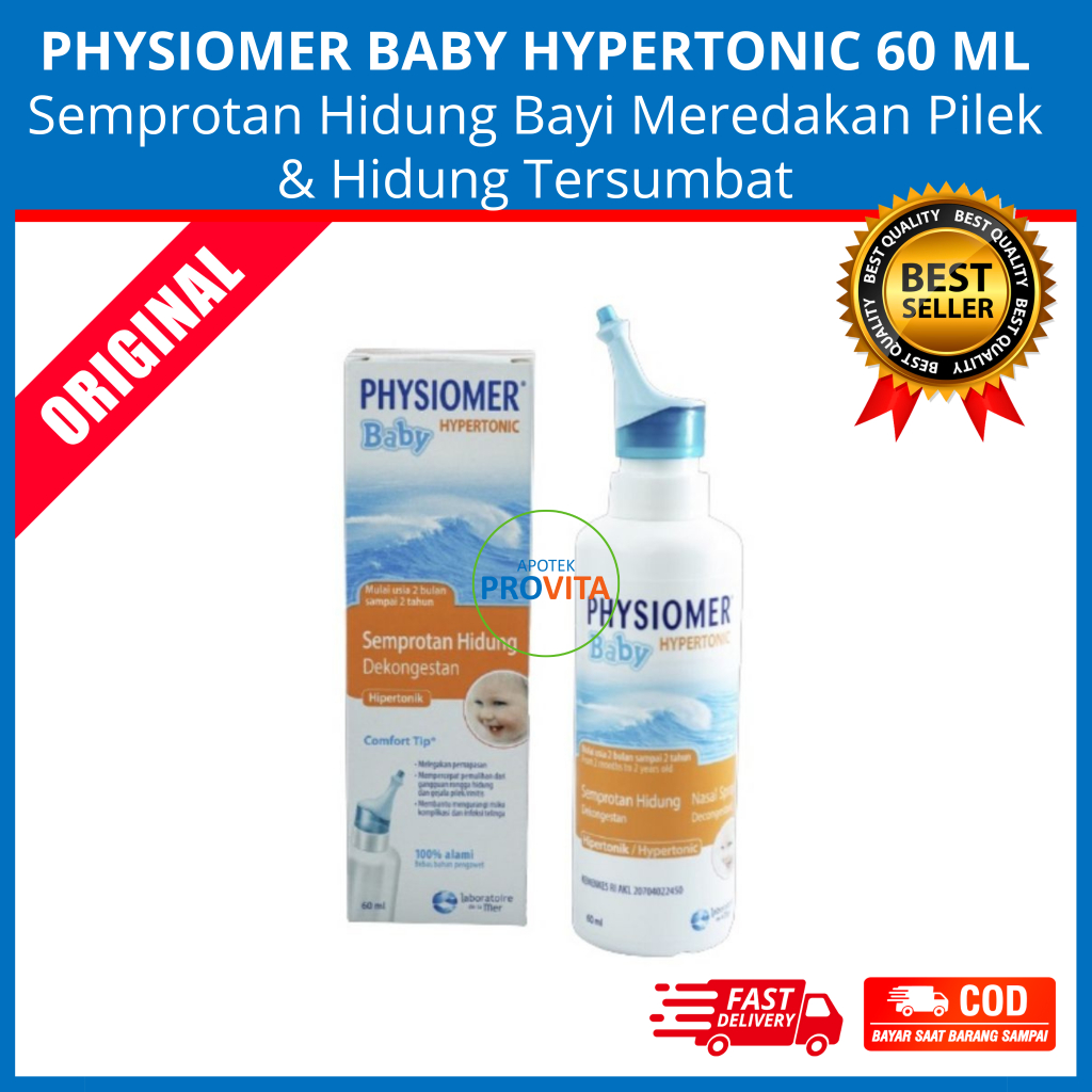 Jual PHYSIOMER BABY HYPERTONIC DECONGESTANT NASAL SPRAY 60 ML ...