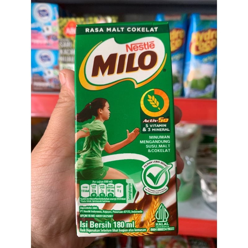 Jual SUSU UHT MILO RASA MALT COKELAT 180ml | Shopee Indonesia