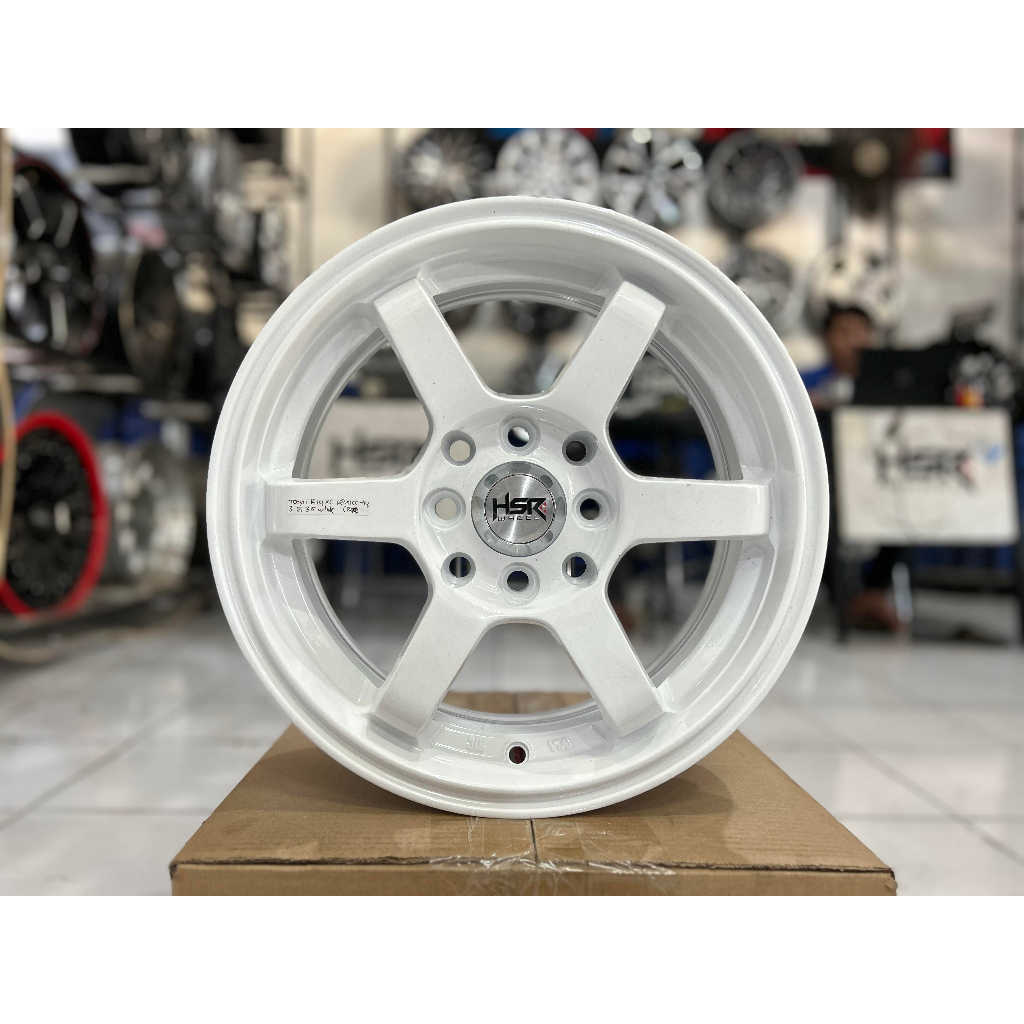 Jual velg racing r14 te37 hsr original tokyo velg avanza xenia sigra dobel pcd 4x100 4x114 ...
