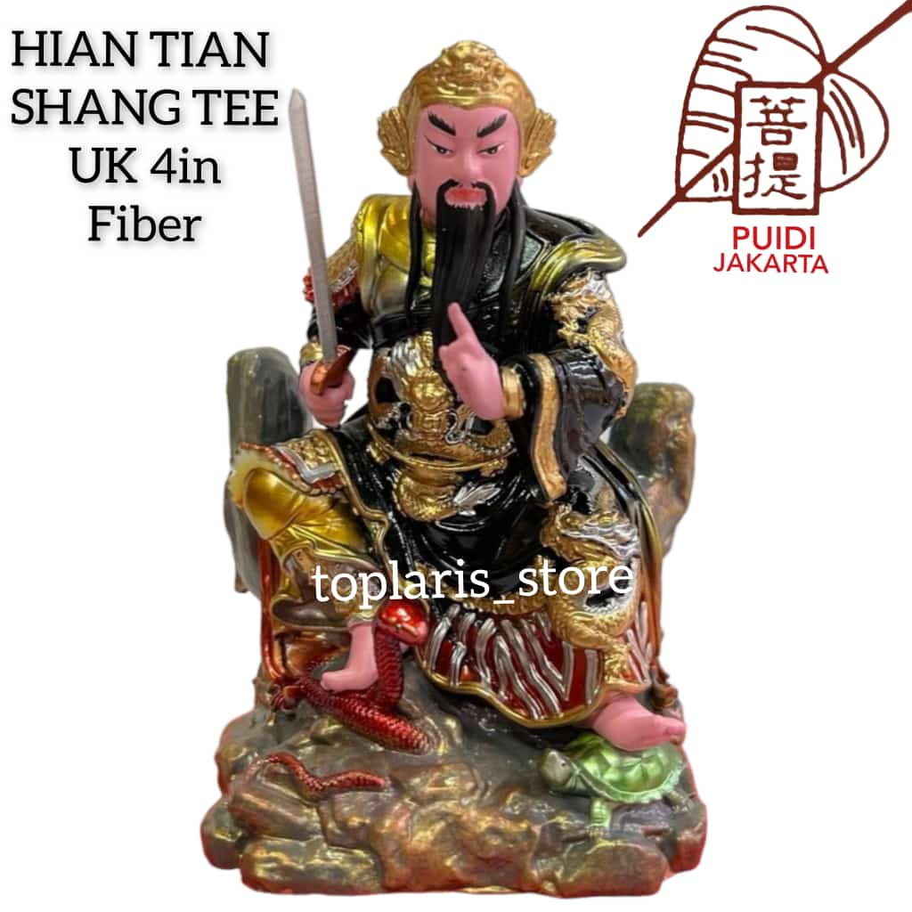 Jual Patung Hian Tian Shang Tee 4in Fiber TPO | Shopee Indonesia