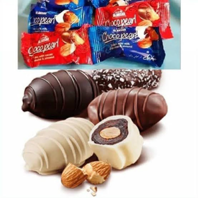 Jual Coklat Kurma almond / Chocolate Dates With Almond 500gram | Shopee ...