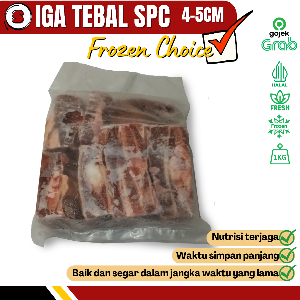 Jual Sapina Daging Tulang Iga Sapi Iga Tebal Spesial 4 5cm Halal 1kg