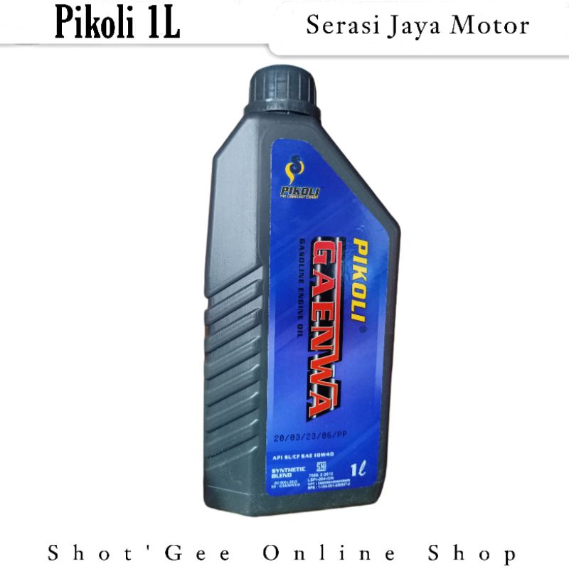 Jual OLI PIKOLI 1 Liter SPORT SAE 10W40 / OLI PICOLI 1L | Shopee Indonesia