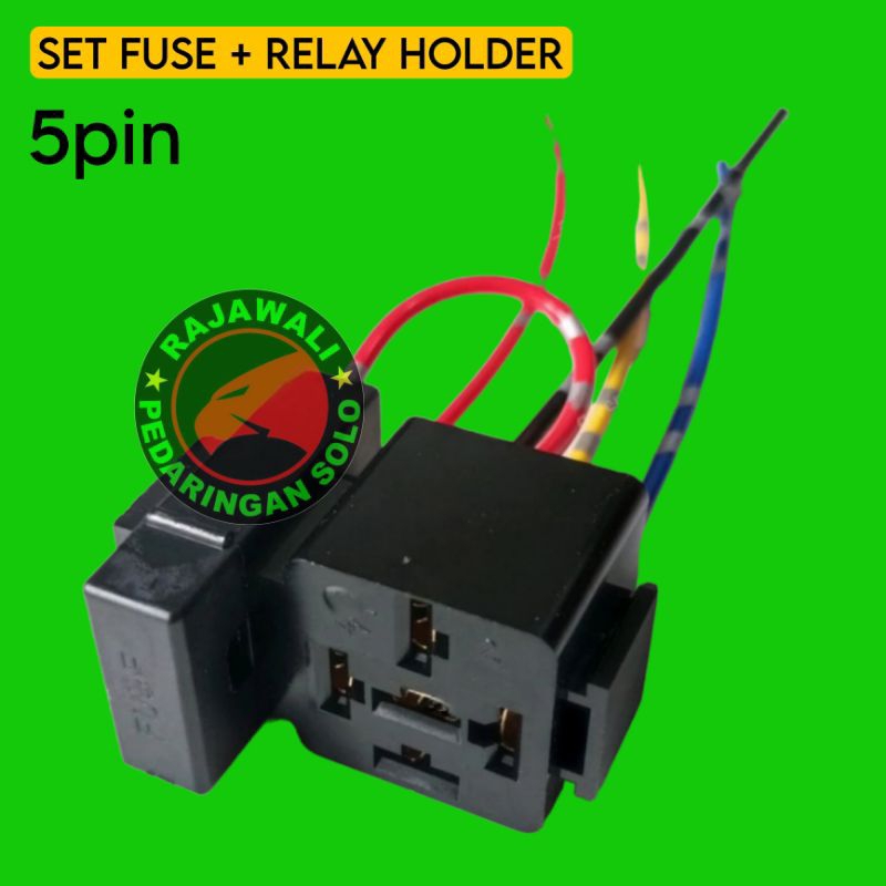 Jual SET FUSE RELAY HOLDER GANDENG 5pin 1 SET RUMAH SEKRING & RELAY ...