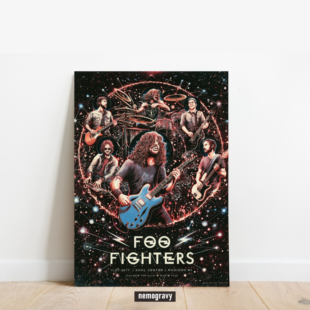 Jual POSTER BAND ROCK BINGKAI FRAME BLOCK | POSTER KAYU BAND | HIASAN ...