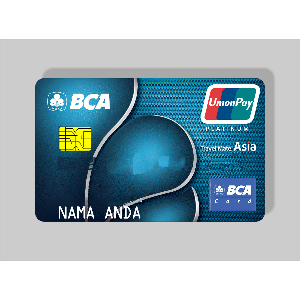 Jual Stiker sticker Skin Kartu Atm Black card Bca e-money etoll brizzi ...