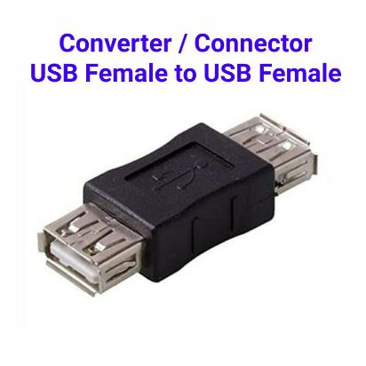 Jual Converter USB female to female socket adapter soket type A port ...