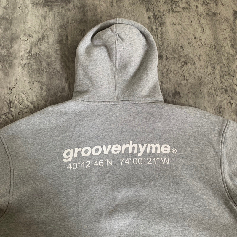Jual Grooverhyme location hoodie grey | Shopee Indonesia