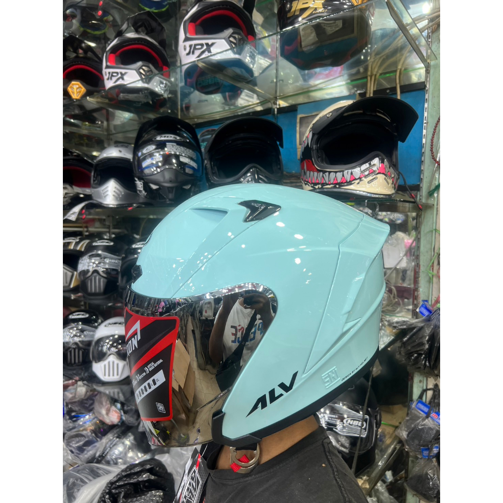 Jual HELM ALV ULTRON SOLID | HELM HALF FACE ALV ULTRON PAKET GANTENG ...