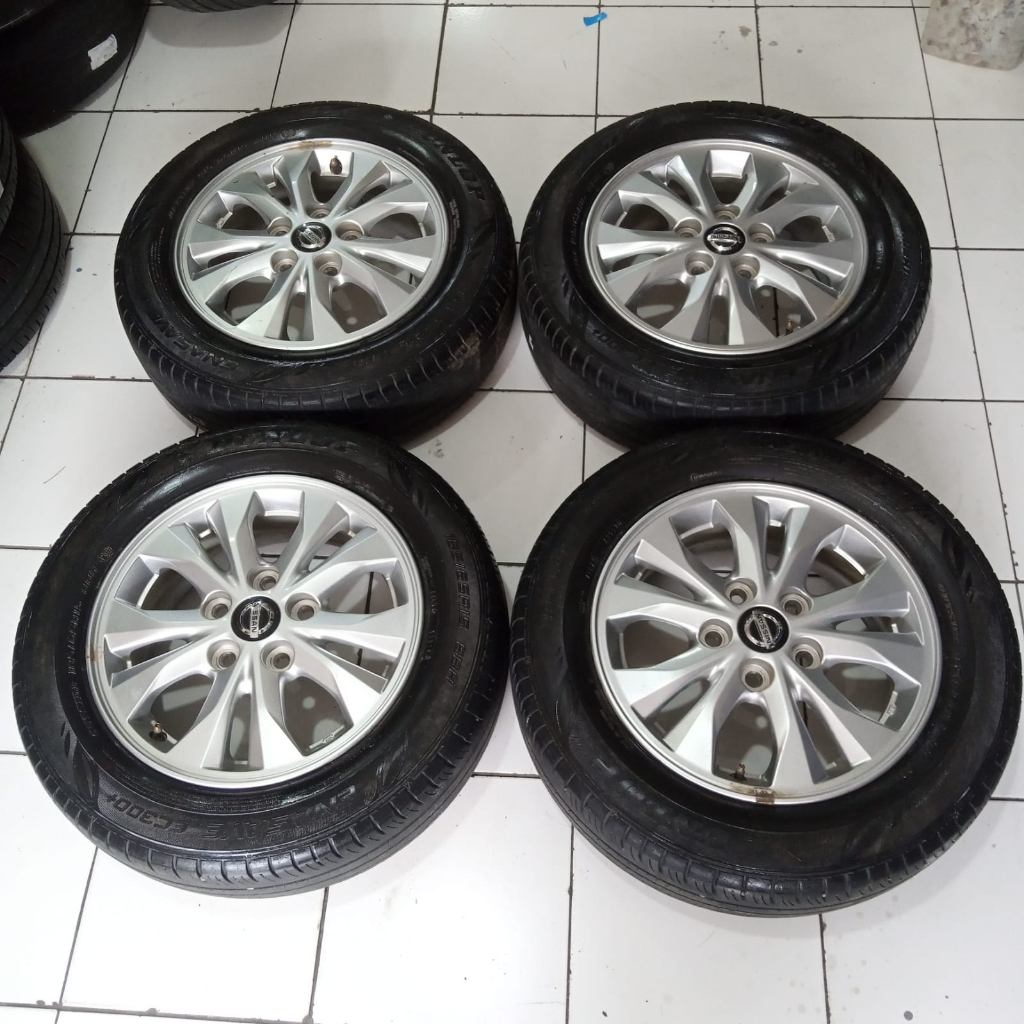 Jual velg mobil bekas OEM LIVINA ring 15 pcd 5x114,3 plus ban 185 65 r15 | Shopee Indonesia