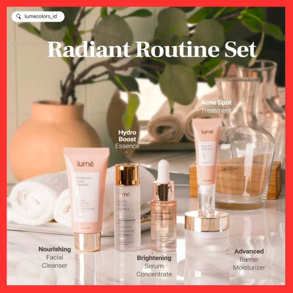 Jual LUME Radiant Routine Set - Travel Size lume Skincare Facial ...