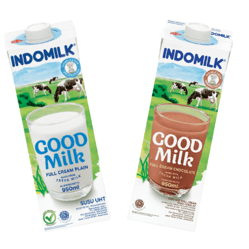 Jual Indomilk Full Cream Plain / Coklat Susu UHT 950ml | Shopee Indonesia