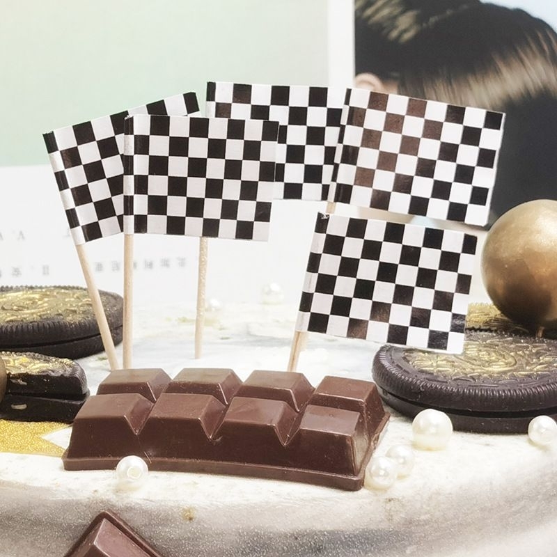 Jual Cake Topper Flag Bendera Model Racing / Hiasan Kue Bendera ...