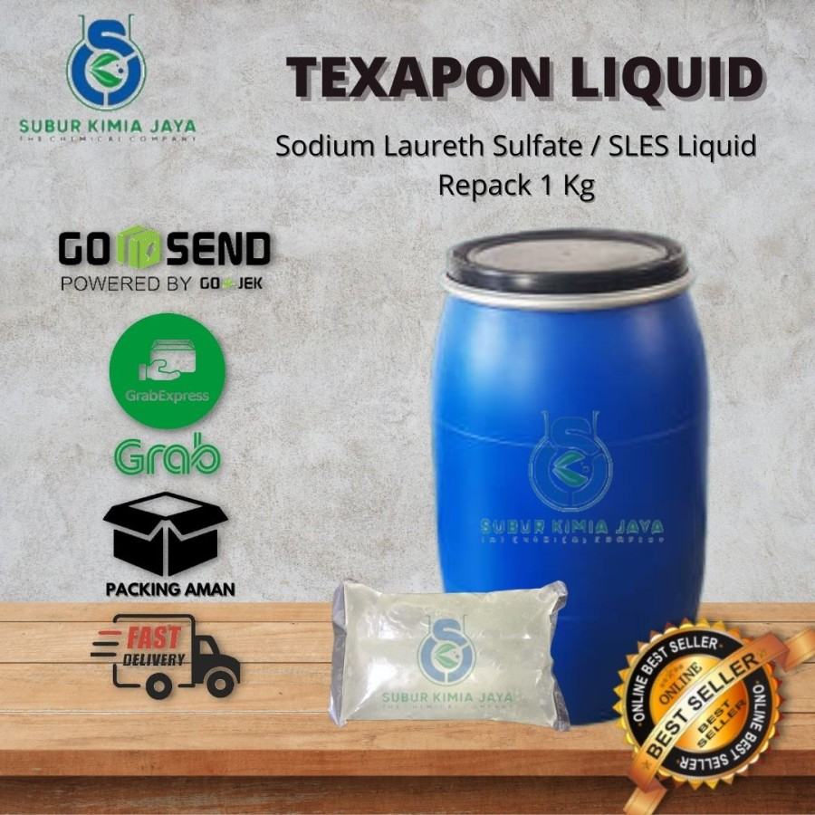 Jual TEXAPON / SLES / Sodium Laureth Sulfate 1 Kg | Shopee Indonesia