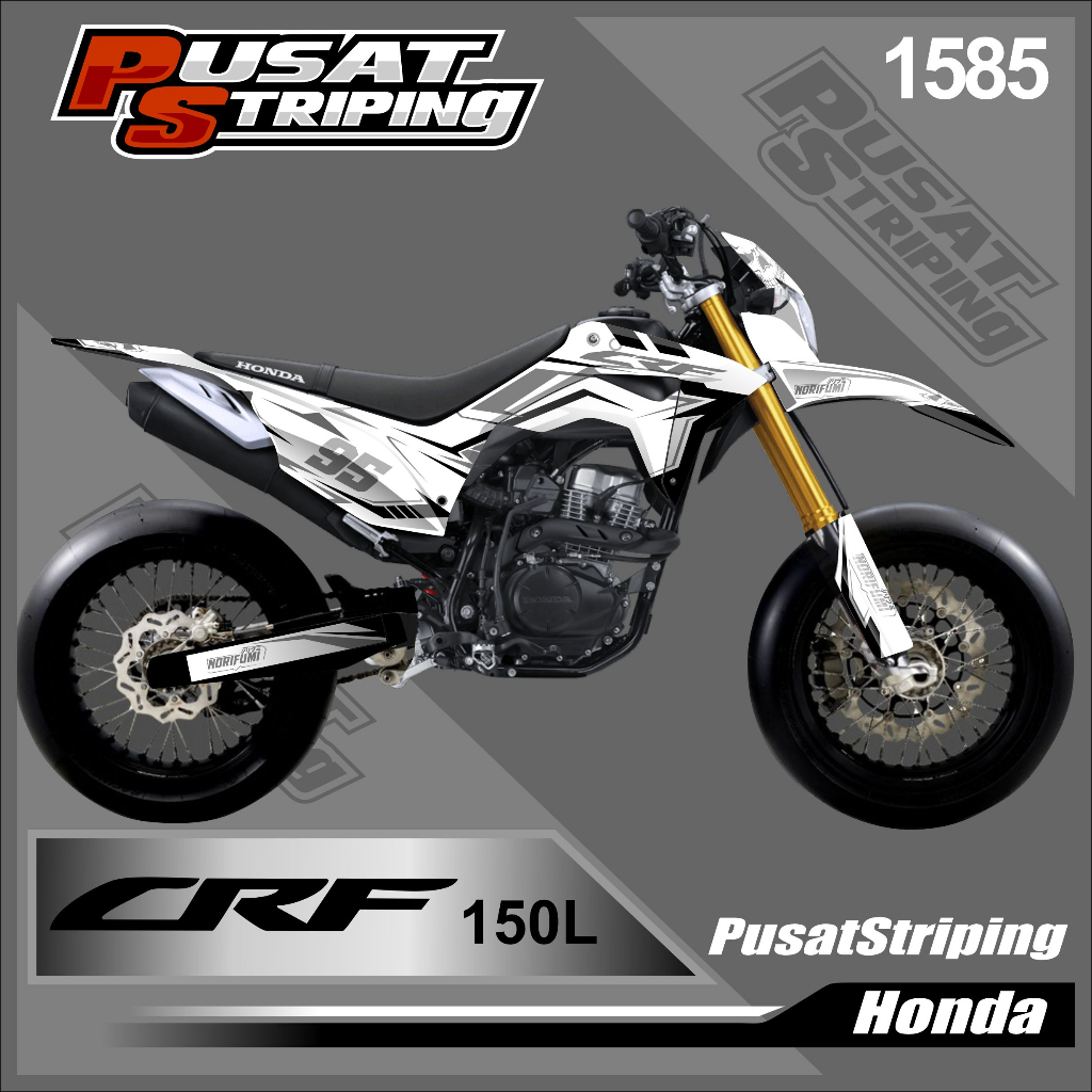 Jual Dekal Sticker Custom CRF 150L Full Body sticker Motor Honda CRF ...