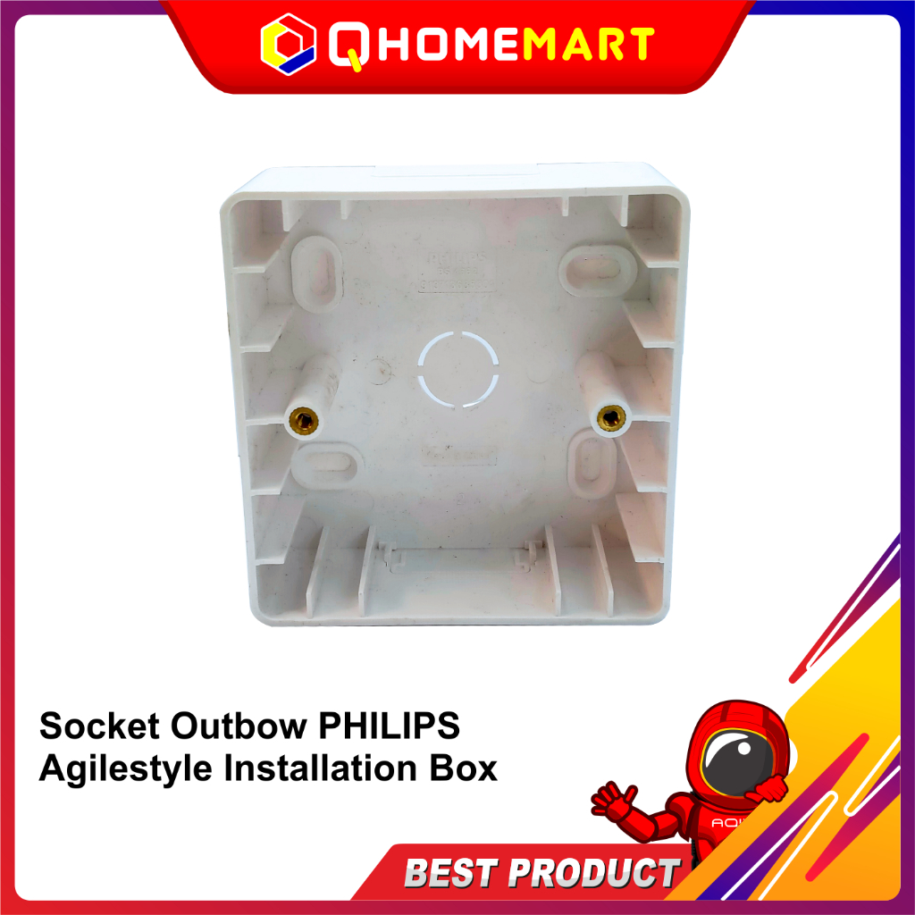 Jual Socket Outbow PHILIPS Agilestyle Installation Box | Shopee Indonesia