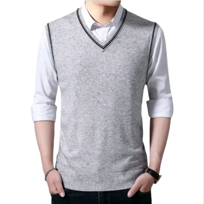 Jual Redlight - Rompi Rajut/basic knit vest by - Redlight | Shopee ...