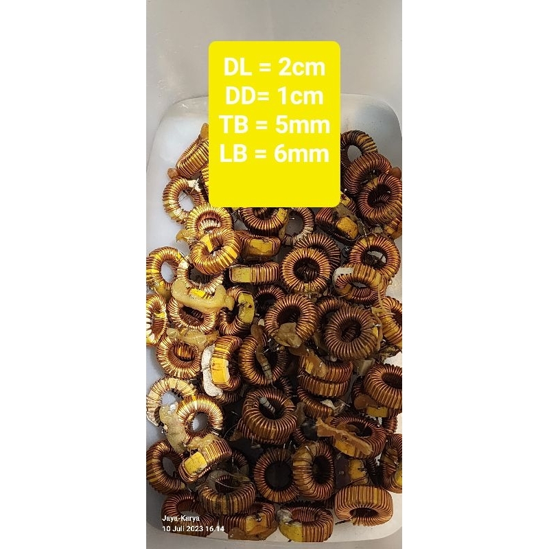 Jual Ferit core toroid lilitan induksi cabutan | Shopee Indonesia