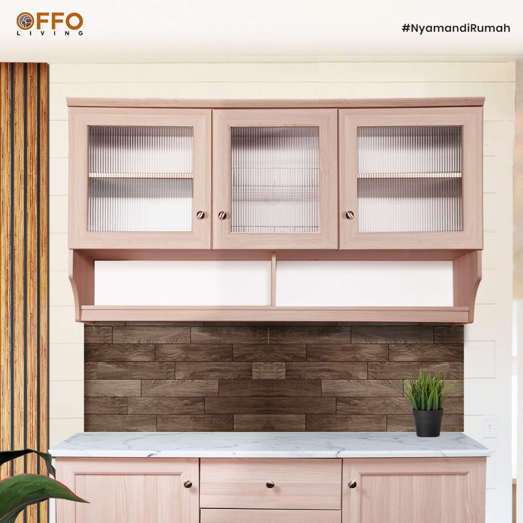 Jual Offo Living - Kitchen Set Atas 3 Pintu Aileen | Shopee Indonesia