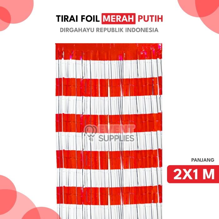Jual Tirai Rumbai Plastik Merah Putih | Shopee Indonesia