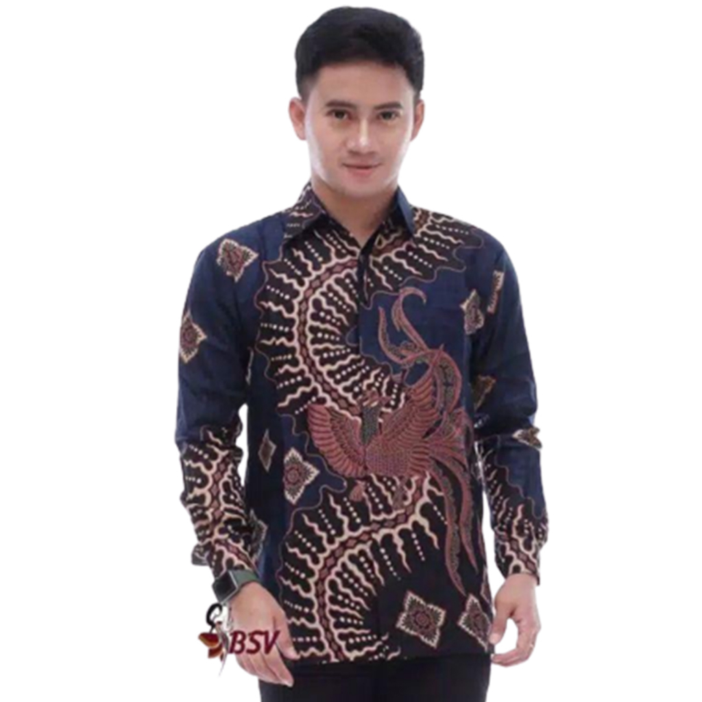 Jual Variasi Kemeja Batik Pria Lengan Panjang Casual Big Size BEST ...