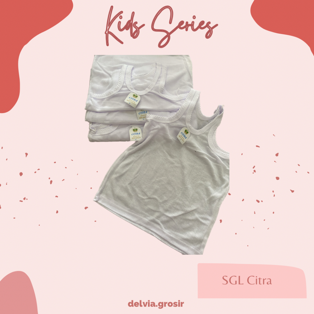Jual SINGLET PUTIH ANAK SEKOLAH (ISI 12 PCS) CITRA | Shopee Indonesia