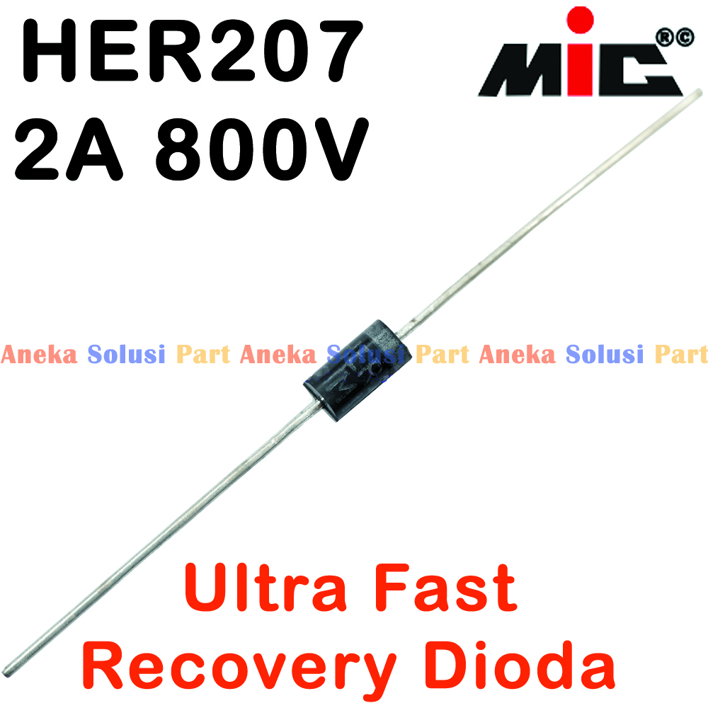 Jual Dioda HER207 HER 207 2A 800V MIC Ultra Fast Recovery Rectifier Diode | Shopee Indonesia