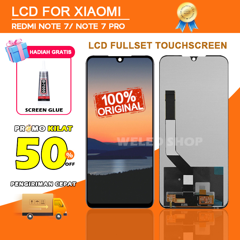 Jual LCD Xiaomi Redmi Note 7/Note 7 Pro Fullset Touchscreen HP Touch Screen Layar Sentuh Ponsel ...