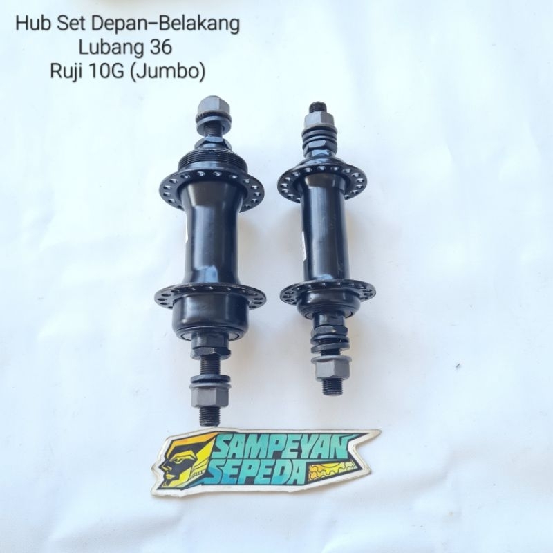 Jual Hub Sepeda BMX Lubang 36 / 36H JUMBO Ruji 10G Bos Sepeda Depan ...