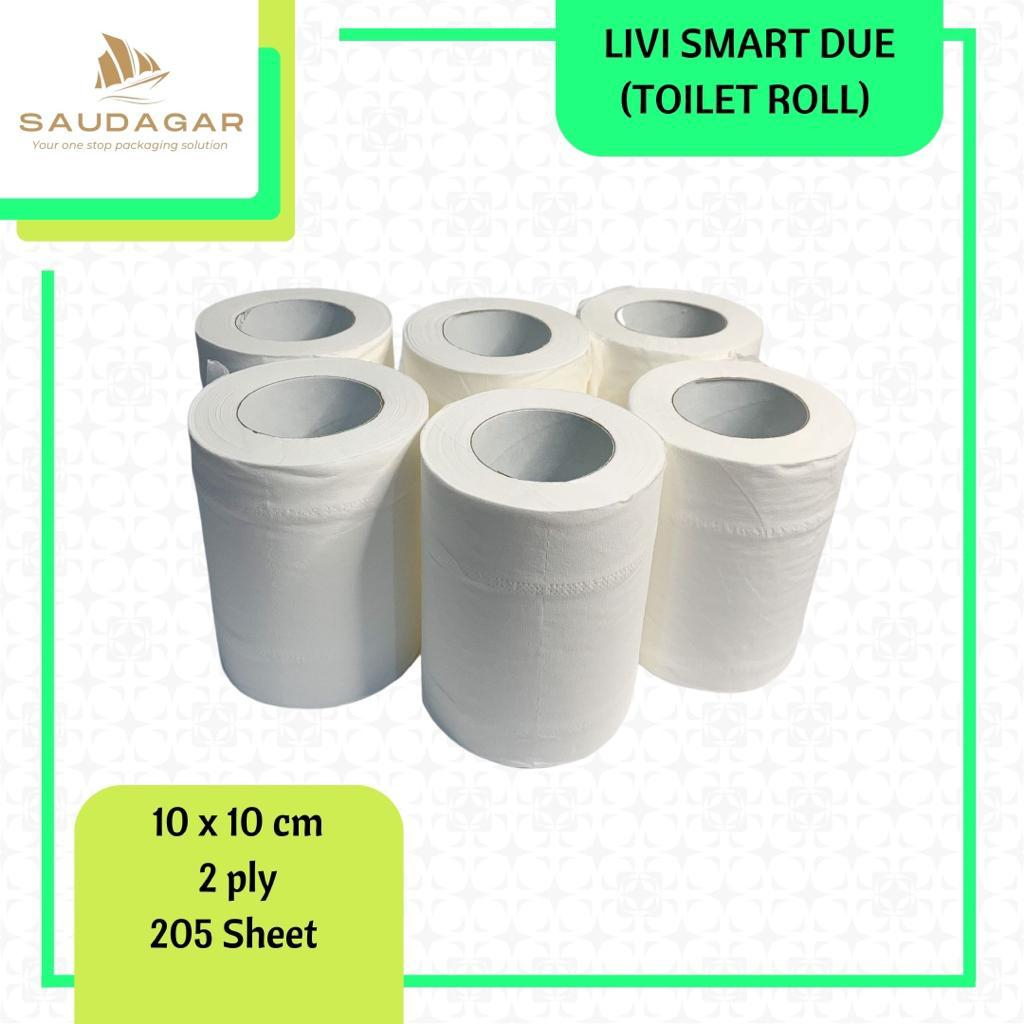 Jual Tissue Toilet Roll Livi / Tisue Livi Smart Due Roll / Tissue WC ...