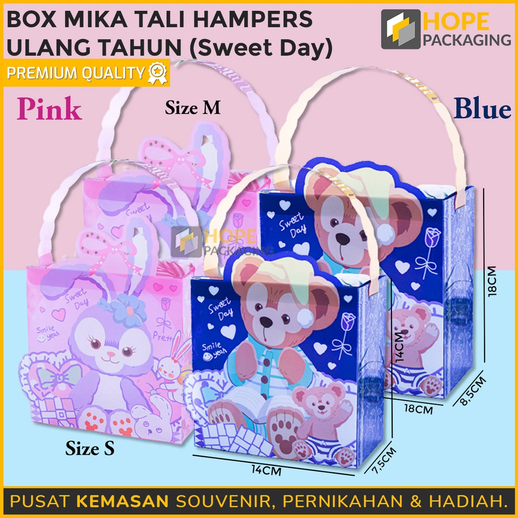 Jual Box Mika Transparan Ulang Tahun Anak / Paper Box Mika / Tas Mika ...