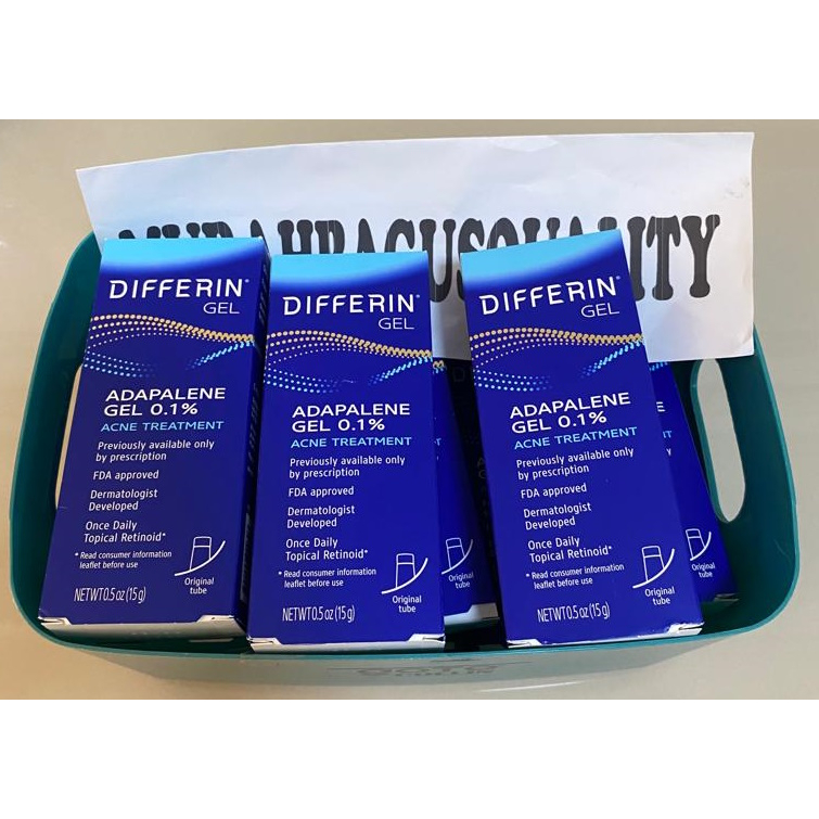 Jual Differin Acne Treatment Gel 15 gram USA | 0.1% Adapalene | Krim ...