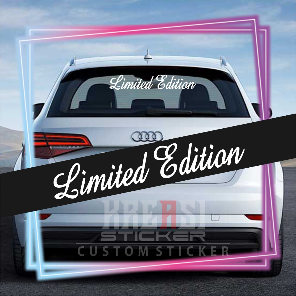 Jual STIKER LIMITED EDITION | Shopee Indonesia
