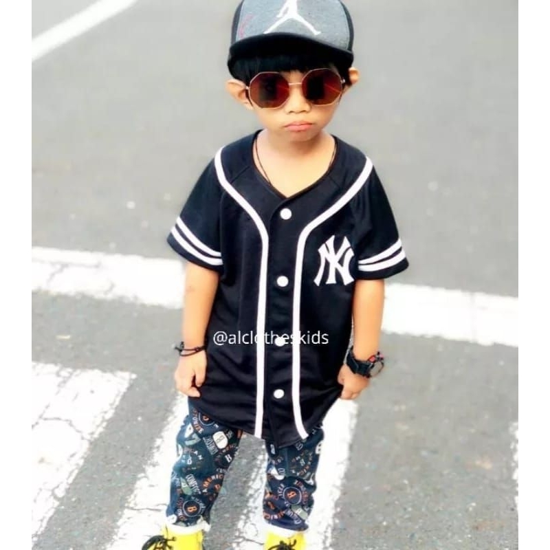 Jual kemeja baseball anak kaos anak baju baseball | Shopee Indonesia