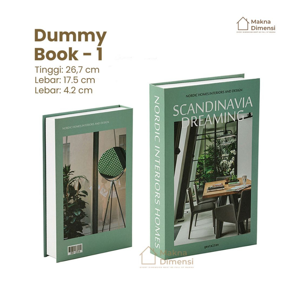 Jual Buku pajangan dekorasi dummy book makna dimensi buku properti foto ...